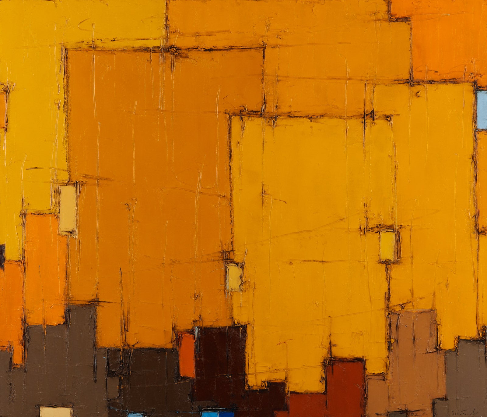 Chroma 1950 #34 By Dominik Sokolowski - Oil on Canvas