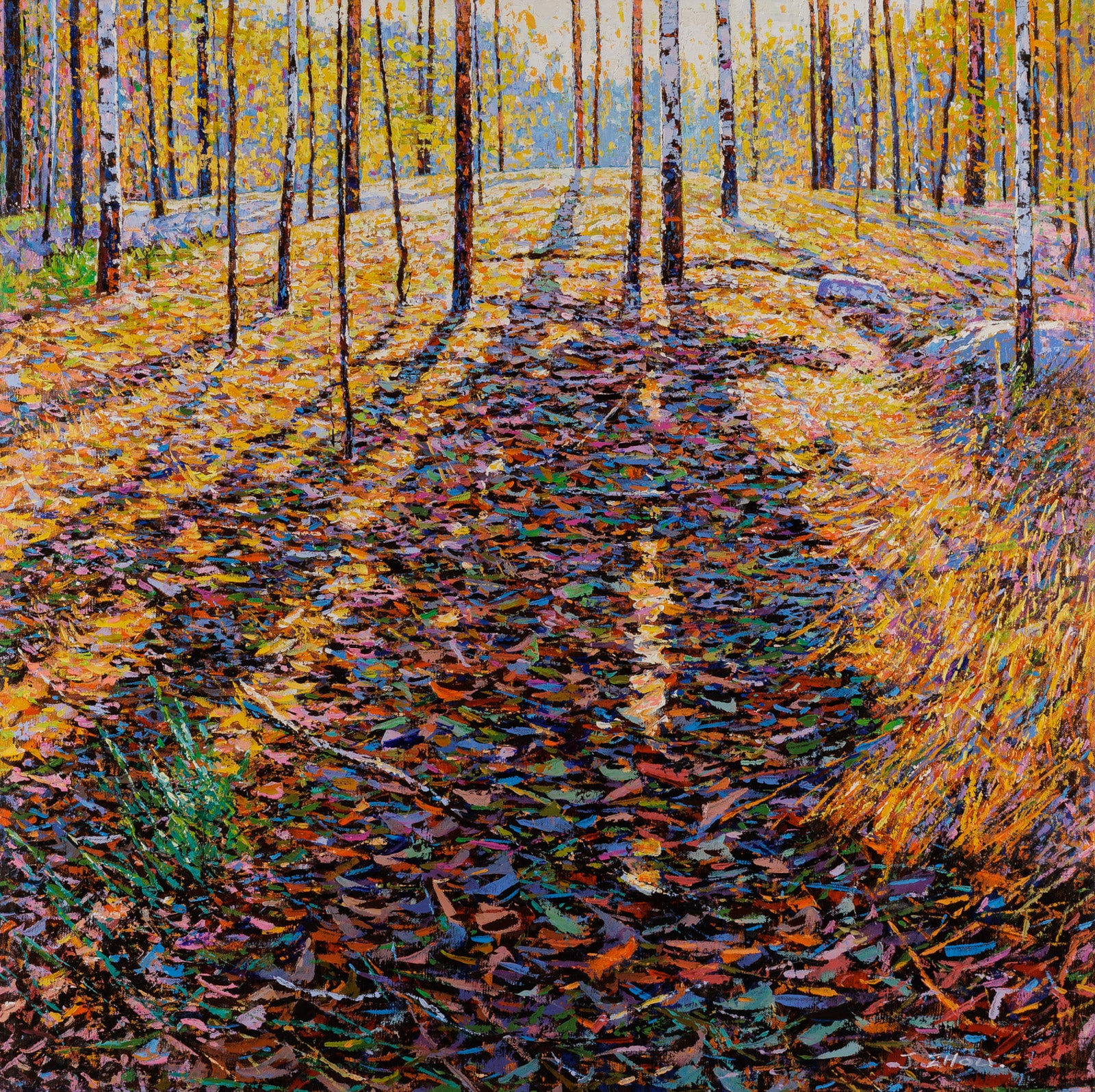 Beauty In The Sunshine By Jack Zhou - Oil on Canvas