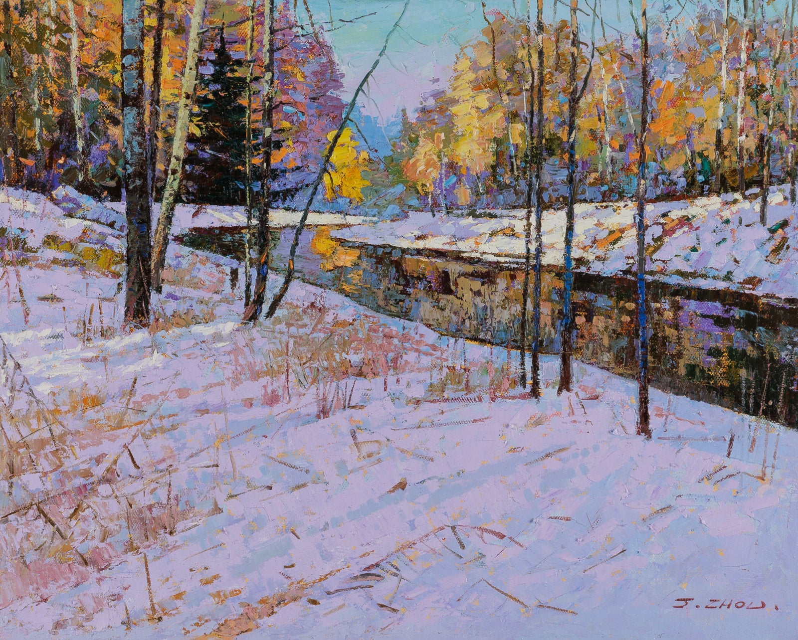 Morning Light By Jack Zhou - Oil on Canvas